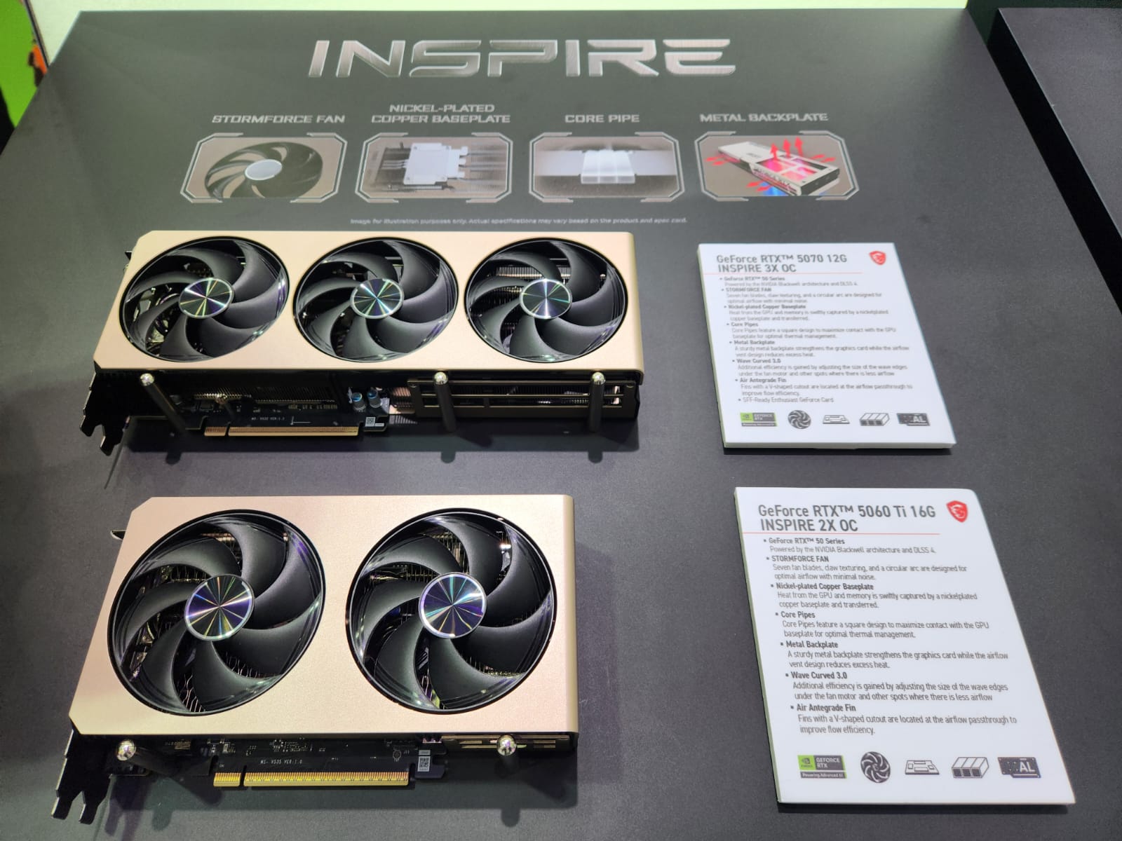 MSI Pamerkan Konsep Kartu Grafis GeForce RTX 50 Series